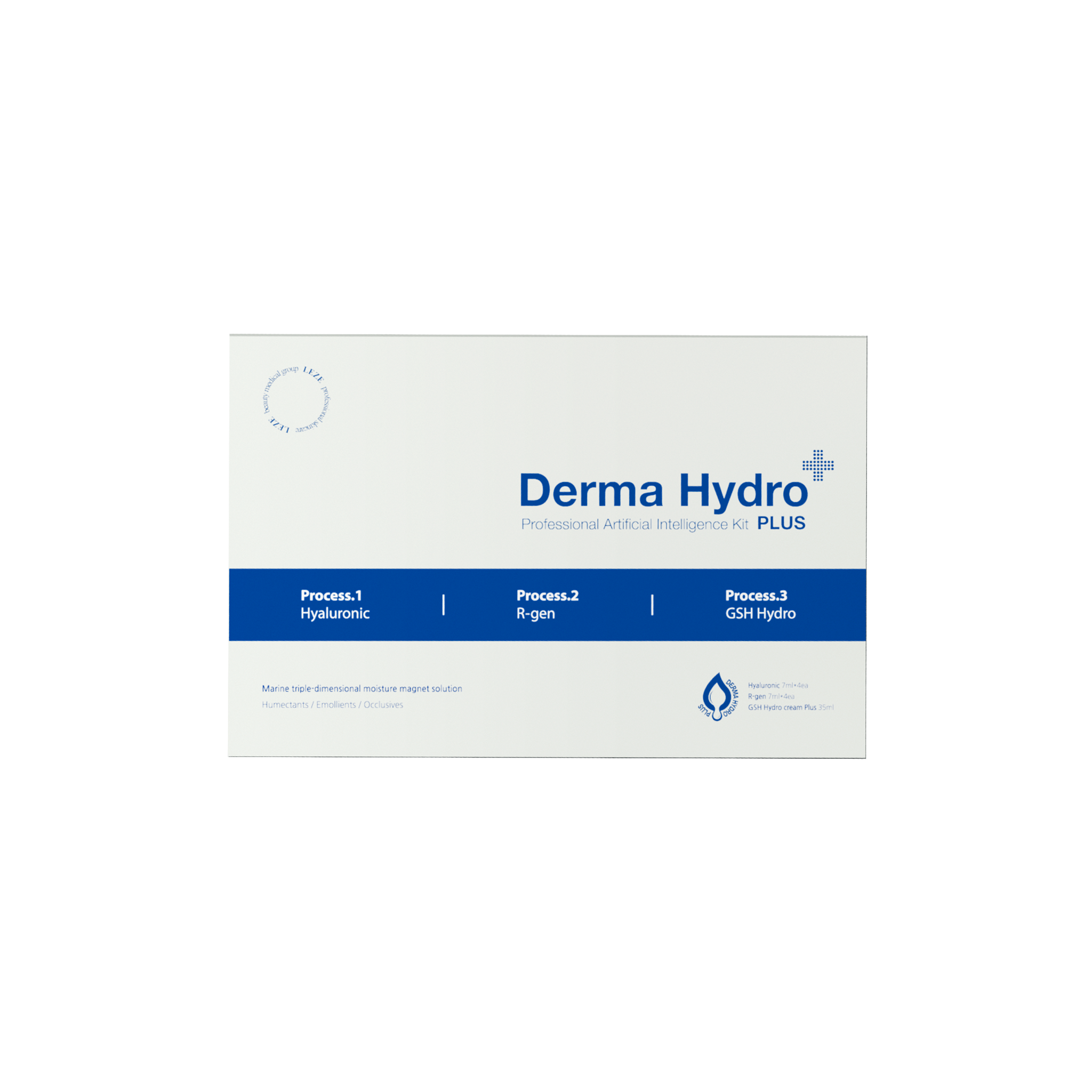 Derma Hydro PLUS Kit. Leze Korean Cosmoceuticals.